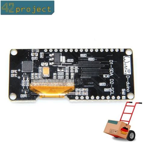 esp 8266 nodemcu board mit 0 96″ oled display i2c ssd1306 wemos wifi