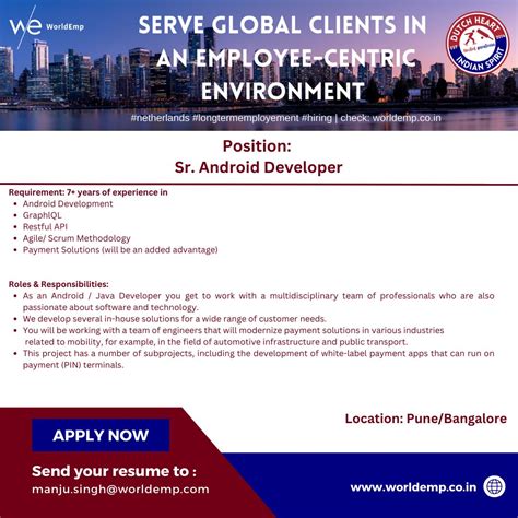 worldemp india on linkedin androiddeveloper worldempindia