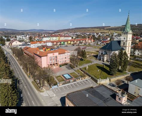 Aerial view of the city of Stropkov in Slovakia Stock Photo - Alamy