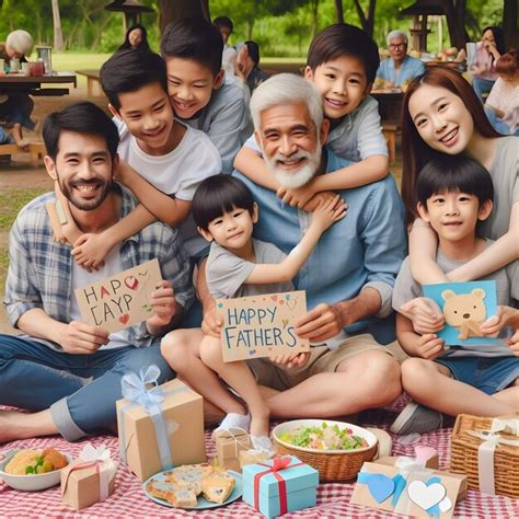 Celebrate Fathers Day Premium Ai Generated Image