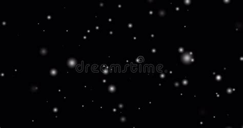 Snow Animation Falling Render Footage Loop Animation On Black