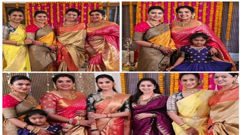 Pritha Hari Varalakshmi Pooja Photos ப்ரீத்தா ஹரி வீட்டில் நடந்த