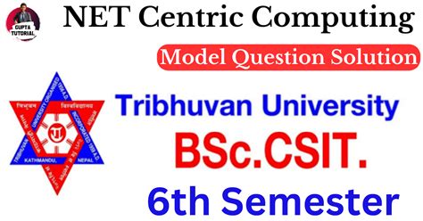 Net Centric Computing Model Question Solution