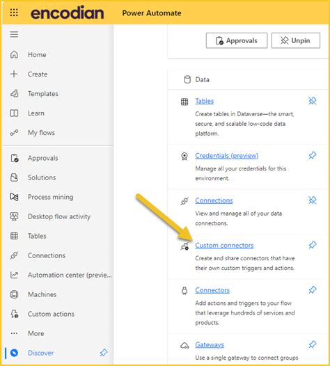 Create A Dedicated Custom Connector Encodian Customer Help