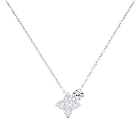 Lv Diamonds Double Pendant Round Brilliant Cut Jewelry Collections