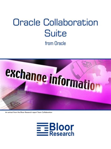 Oracle Collaboration Suite Bloor Research