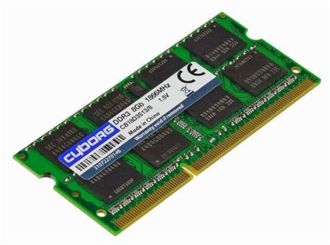 Ddr3 1866 8gb Pc3 14900 Sodimm 1 5v для ноутбука оперативная память