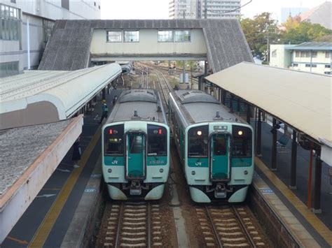 四国駅巡り22秋 徳島東高知編4 高徳線 徳島駅 ～駅ビルと駅構内がアンバランスな印象の駅～ 高徳線鳴門線徳島線鍛冶屋原線
