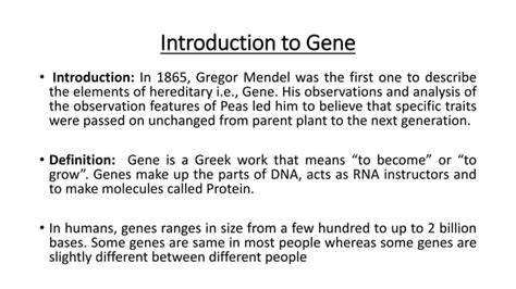 Introduction To Basic Molecular Biology Pptx