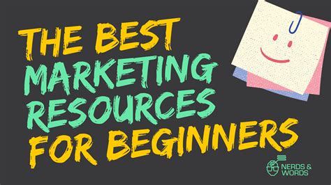 Marketing Resources For Beginners The Ultimate List Nerds And Words