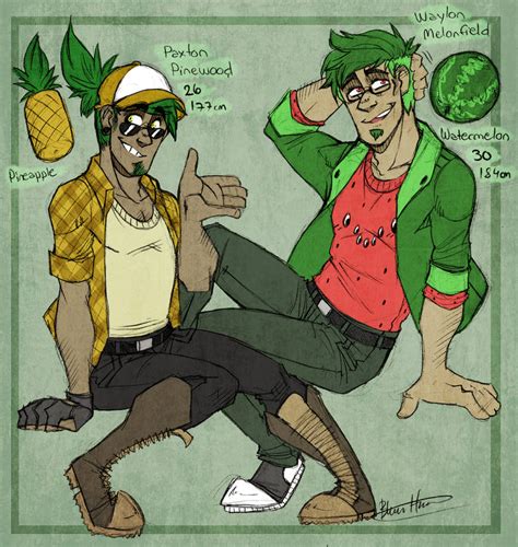Humanized Fruits By Blasticheart On Deviantart