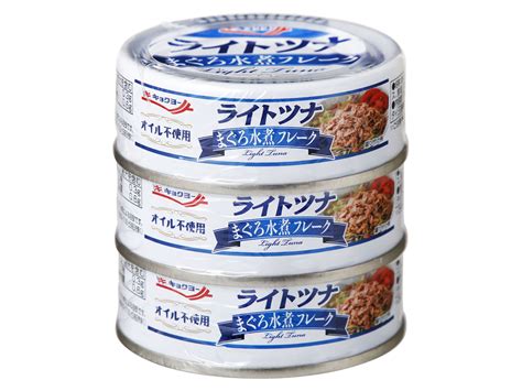 缶詰・海鮮品・冷凍食品の通販なら極洋公式通販サイトライトツナ まぐろ水煮フレーク 【3缶×20セット】3缶×20120円缶 缶詰