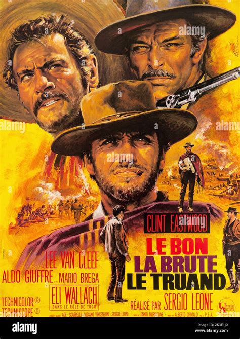 Poster Clint Eastwood Eli Wallach Lee Van Cleef The Good The Bad And The Ugly 1966