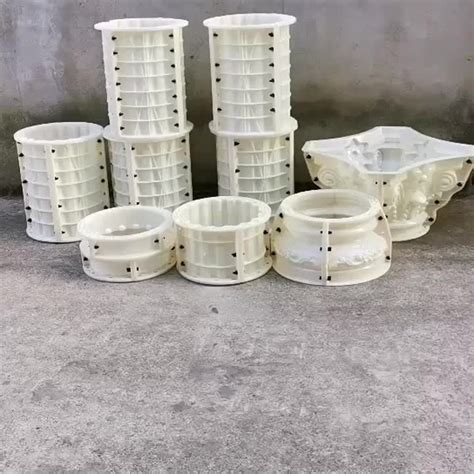 Roman Column Roman Pillar Mold Round Cylindrical Plastic Closing Model