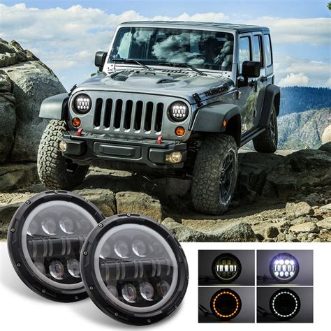 Off Road Vehicle Led Headlights Car Work Headligh Grandado
