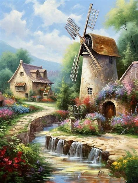 Solve Windmill Jigsaw Puzzle Online With 80 Pieces