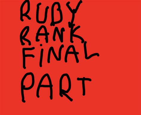 Ruby Rank Total Rank By Rougefireruby On Deviantart