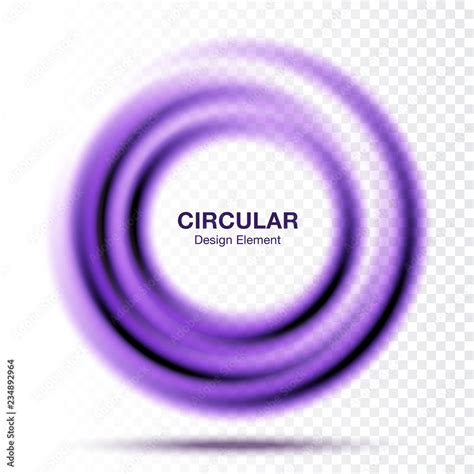 Vortex Gradient Round Banner Text Presentation Layout Abstract Blue