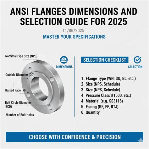 Ansi Flanges Dimensions And Selection Guide For 2026
