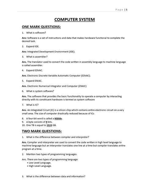 Computer Science Ncert Helper Pdf Computer Data Storage Random