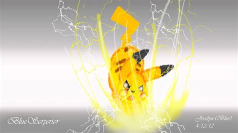 Pikachu Using Volt Tackle By Blueyserperior On Deviantart