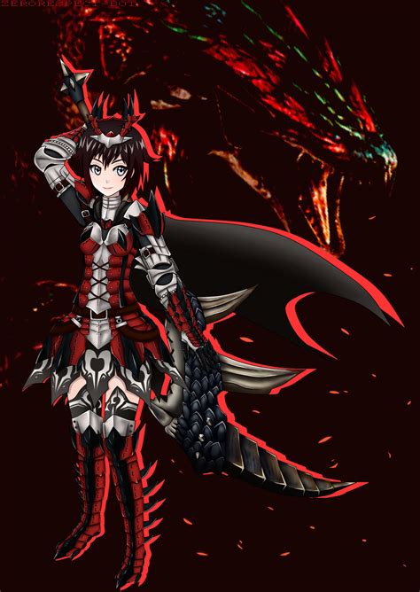 Rwby X Monster Hunter Ruby Rathalos By Zerorespect Bot On Deviantart