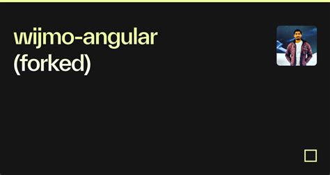 Wijmo Angular Forked Codesandbox