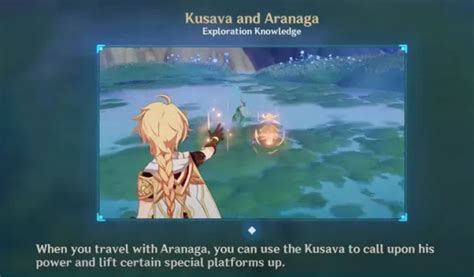 Genshin Impact Utilisez Kusava Pour Briser Le Sceau Sur L Herbe Yajna