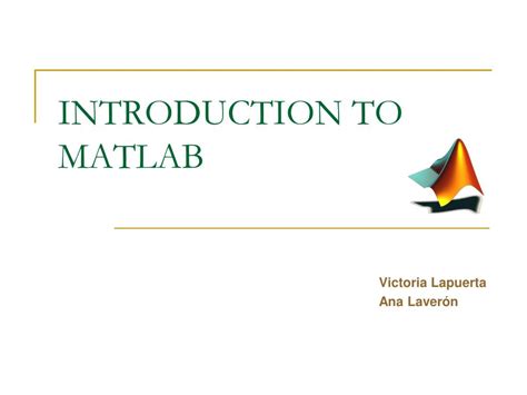 Ppt Introduction To Matlab Powerpoint Presentation Free Download