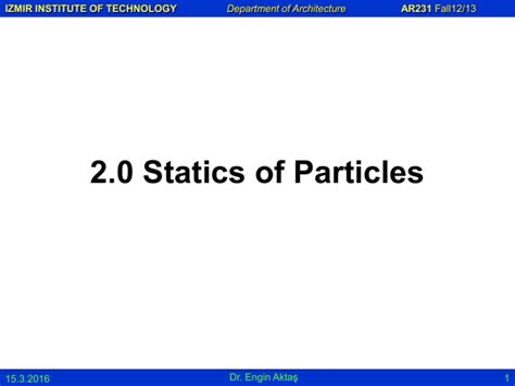 Chap02 Statics Of Particles
