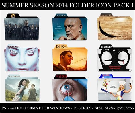 2014 Summer Season Tv Series Folder Icon Pack I By Llyr86 On DeviantArt