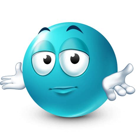 Partying Blue Emoji