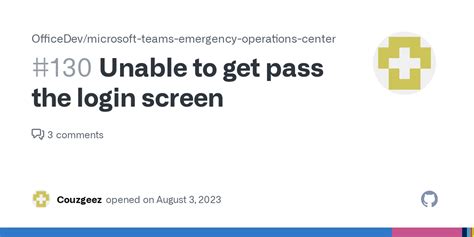 Unable To Get Pass The Login Screen · Issue 130 · Officedevmicrosoft
