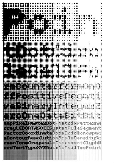 다공을 표현하는 타이포그래ㅣ와 패널의 스타일 점과 선들의 조합 블랙과 화이트 보라색 Typography Poster Design Typography Poster