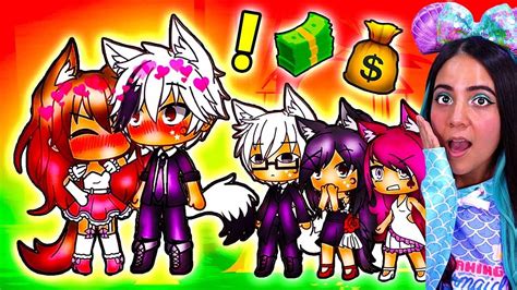 Paid To Marry The Alpha 🐾💸 Gacha Life Mini Movie Love Story Reaction