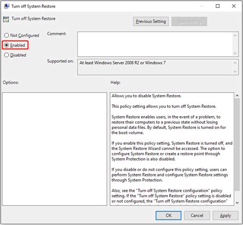 How To Turn Off System Restore Windows 10 Three Ways