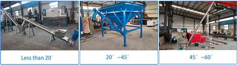 Angled Screw Conveyor Dahan Conveyor Manufacturer