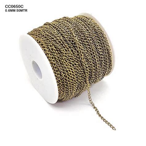 Chain 0 6mm Copper 50mtr Code Cc0650c Parshwa Traders At Rs 520 00