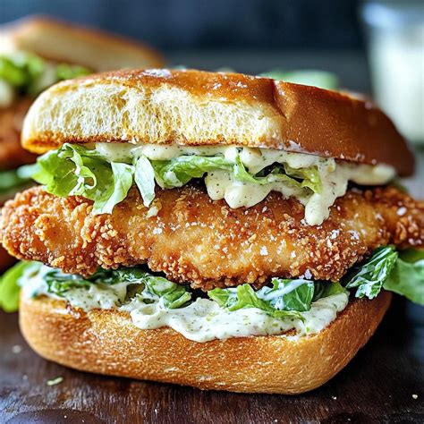 Crispy Chicken Caesar Sandwich A Delicious Twist On A Classic Favorite