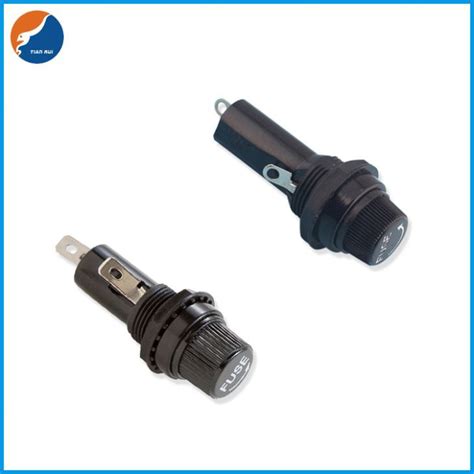 China Customized 6x30mm Finger Grip Panel Mount Glass Fuse Holder