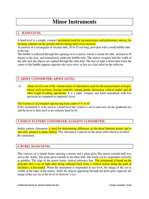 Surveying Notes Pdf Surveying Navigation Surveying Notes Pdf Surveying Navigation