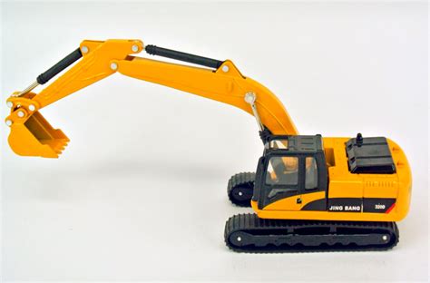 ماکت فلزی جینگ بنگ اسباب بازی ماشین فلزی بیل مکانیکی Jing Bang