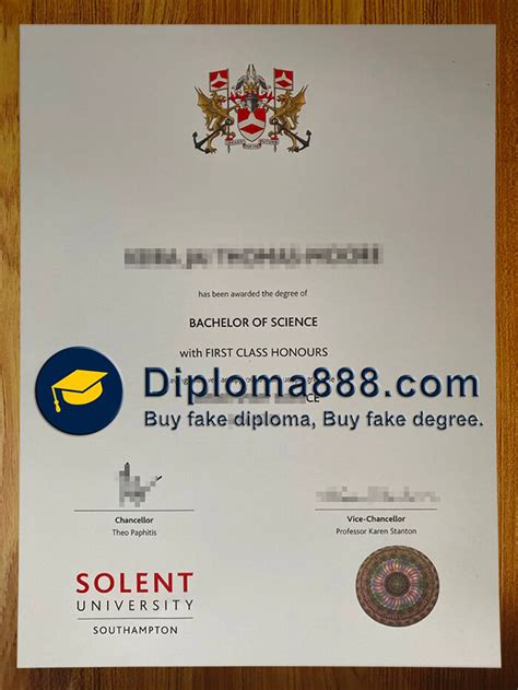 Order Fake Solent University Degree Online In The Right Way