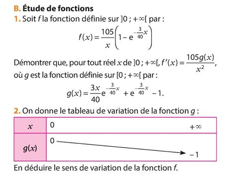 Bonjour Nous Devons Faire Cet Exercice Pour Demain Et Je Sais