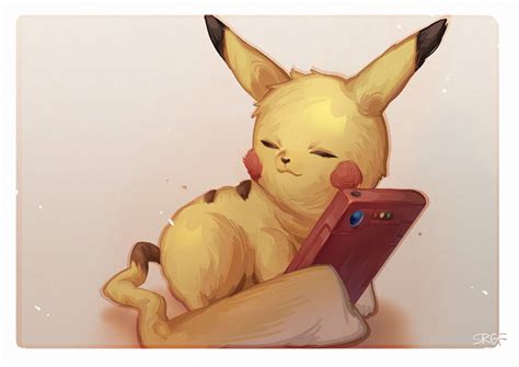 Pikachu Pok Mon Red Green Image By Pixiv Id