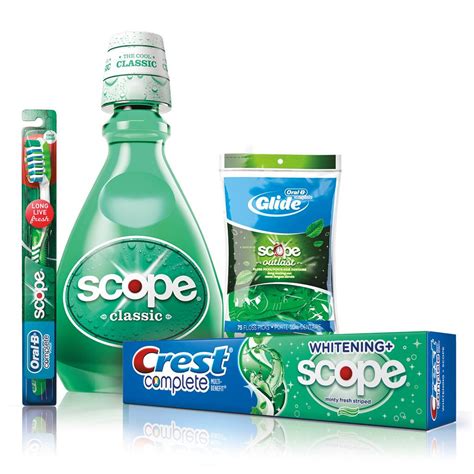Crest Complete Whitening Scope Minty Fresh Flavor