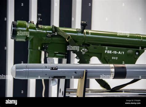 Gps Satellite Guided Missile Anti Tank Mortar Shell Exposed At