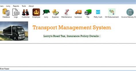 Transportation Management System In Vb Net With Source Code
