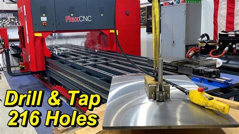 Cart Top Fixture Plate On The Flex CNC 216 Holes YouTube