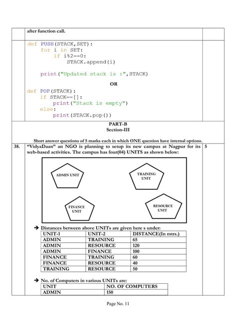 computer science 083 python pre board exam 1 sample paper class 12 pdf